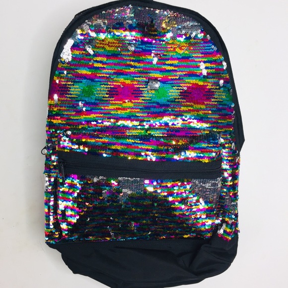 PINK Victoria's Secret | Bags | Vs Pink Campus Backpack Sequin Bling ...